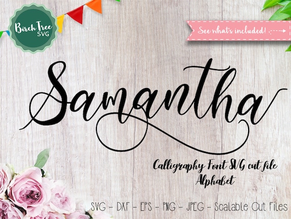 Visual Arts Svg Dxf EPS Png Jpeg Handwritten Script Cricut font Svg ...