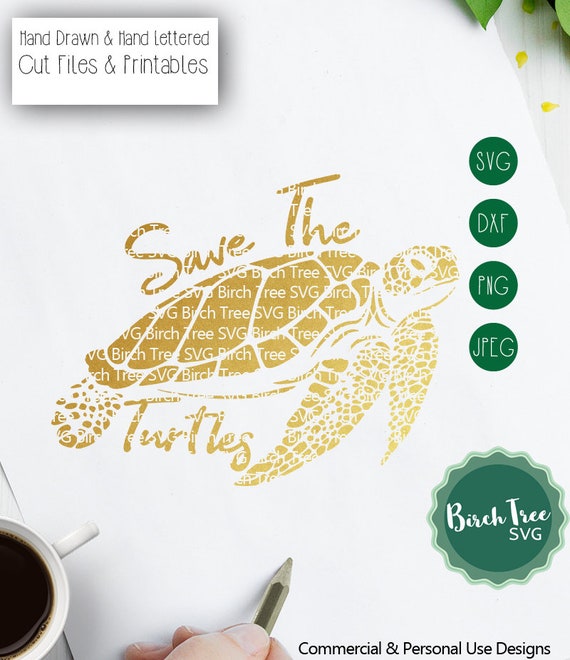 Save The Turtles Svg Sea Turtle Svg Cut File Turtle Svg | Etsy