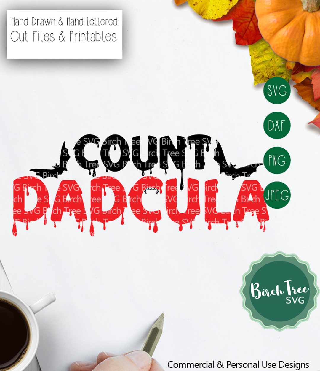 Dadcula Svg, Dad Halloween Costume Svg, Halloween Svg, Count Dracula ...