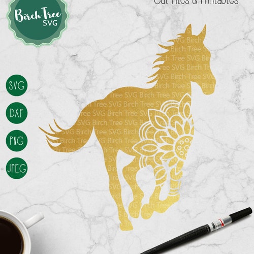 Horse Mandala Svg Horse Svg Cut File Mandala SVG Horse Svg | Etsy UK