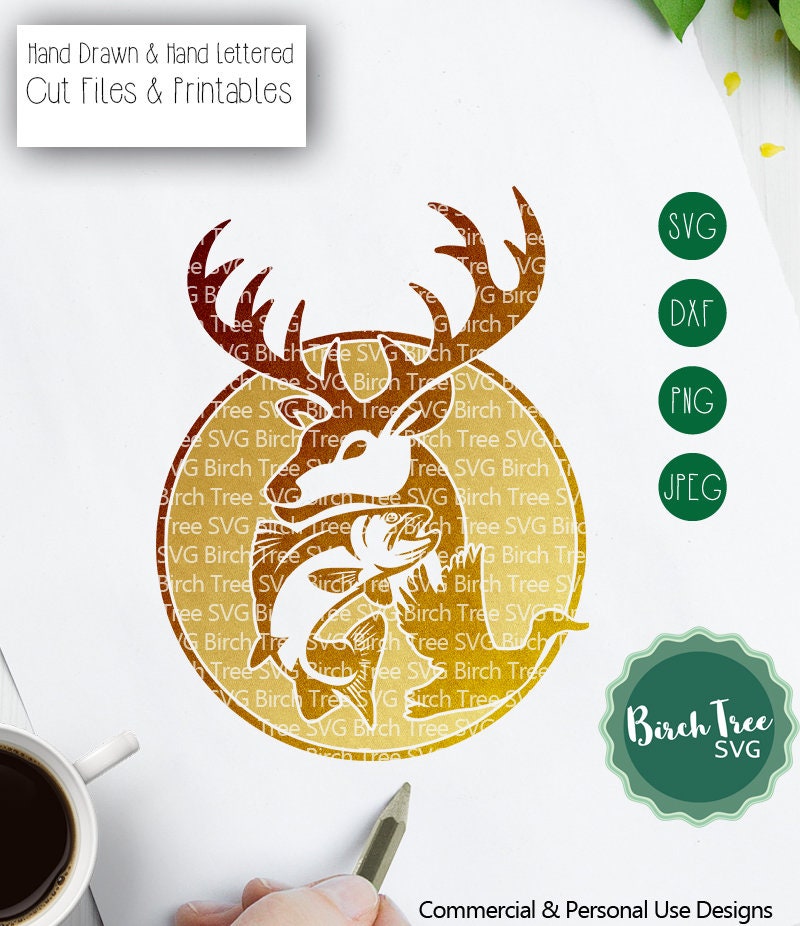 Fishing and Hunting Svg Deer Svg Fishing Svg Duck Svg | Etsy