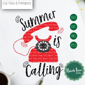 Summer is Calling SVG, Summer SVG, Beach Svg, Summer Funny SVG Cutting ...