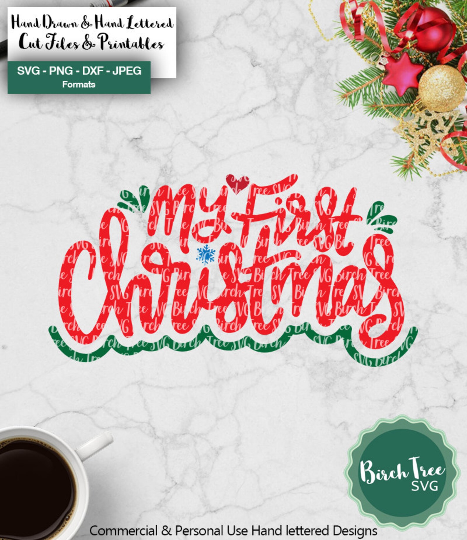 My First Christmas SVG, Babys First Christmas SVG, Christmas Baby Svg ...