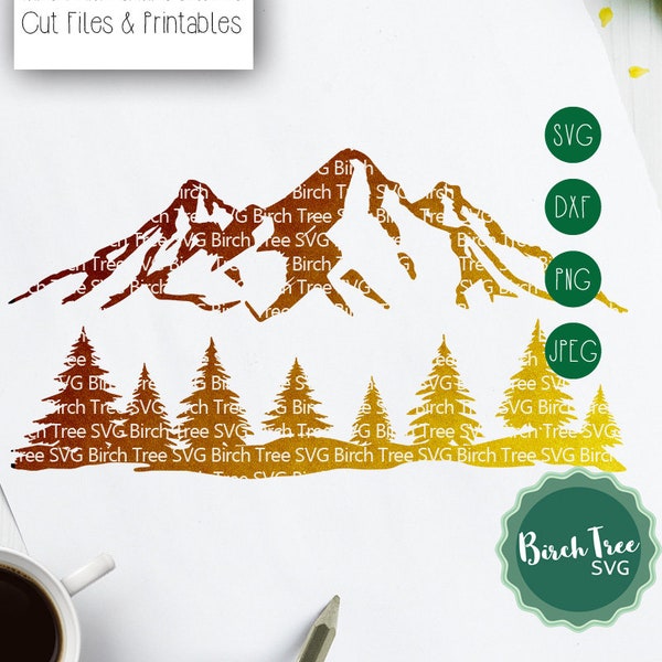 Mountain Calligraphy - Etsy