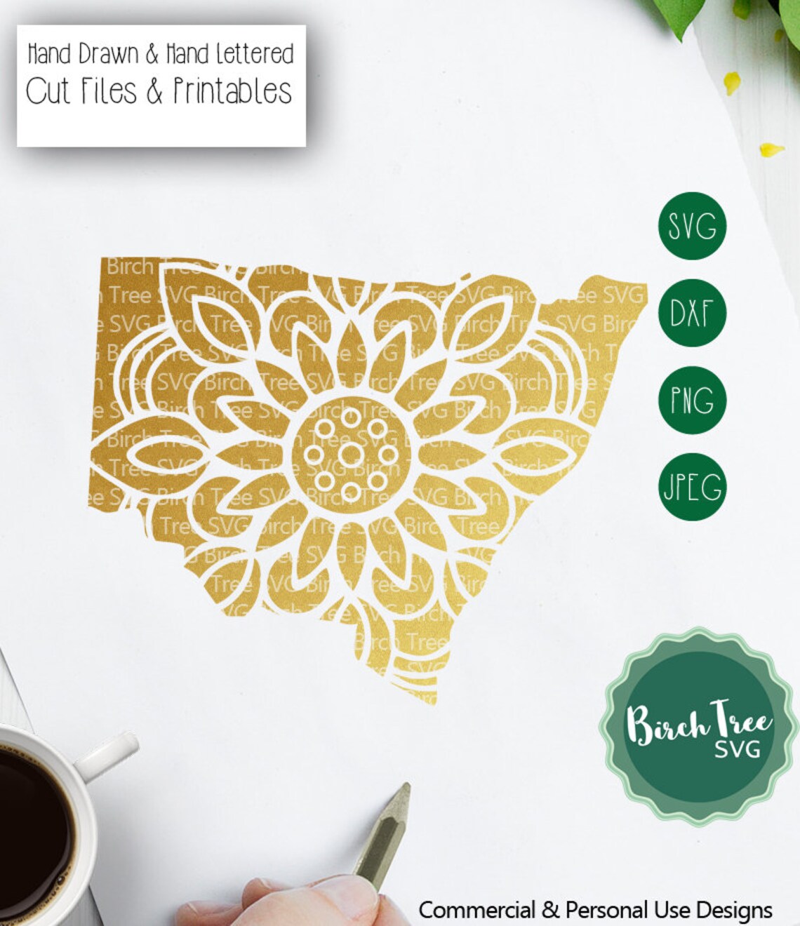 New South Wales Mandala SVG Cut File New South Wales SVG NSW - Etsy