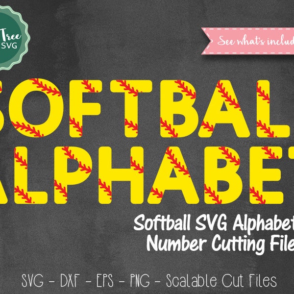 Softball Letters - Etsy