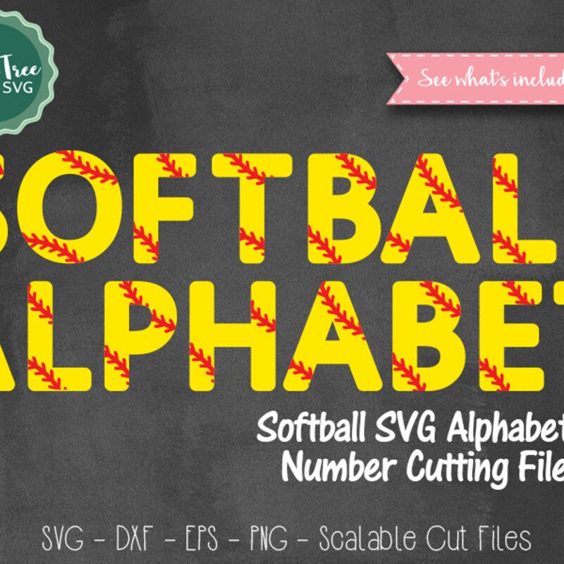 Softball Letters - Etsy
