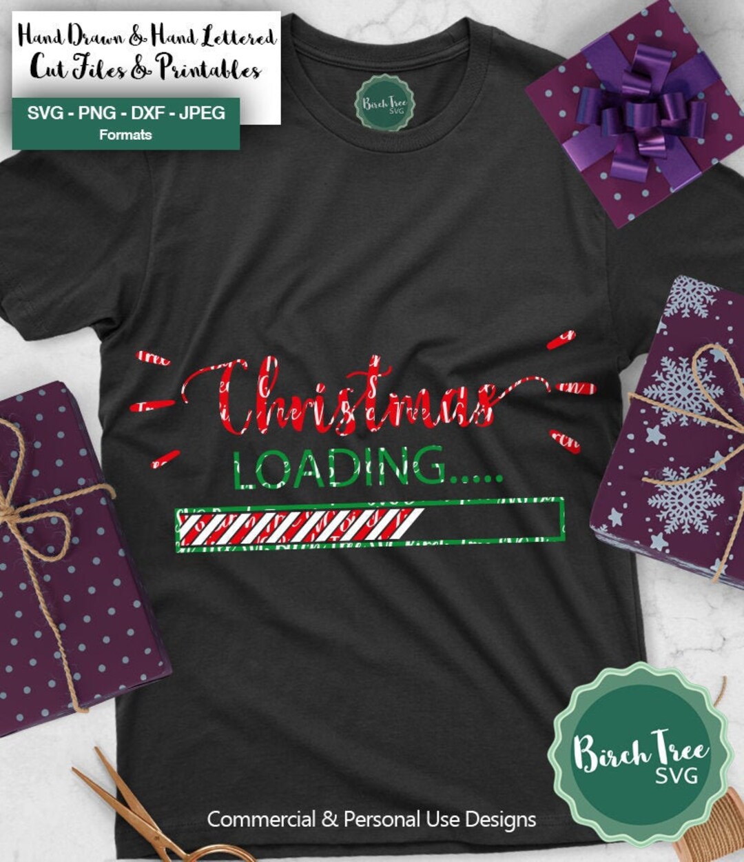 Christmas Loading Svg, Christmas Svg Files for Cricut, Get Ready for ...