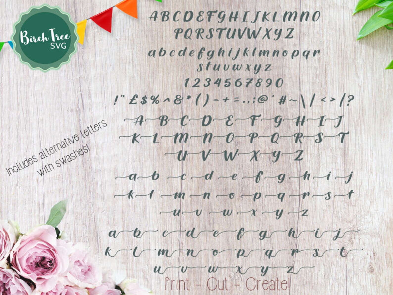 Sharpie Marker Alphabet SVG Font, Modern Calligraphy SVG, Handwritten ...