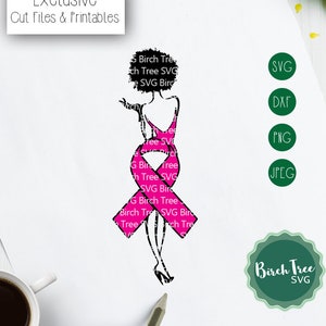 Pink Ribbon Svg, Survivor Svg, Black Queen Svg, African American Svg ...