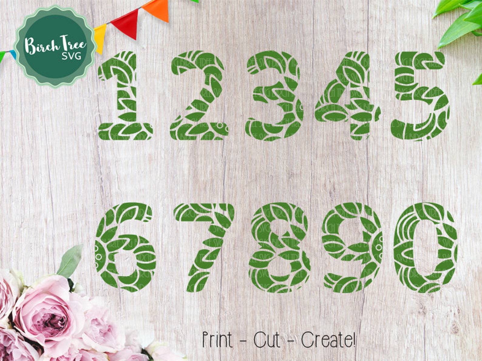 Mandala Numbers SVG Cutfile Mandala SVG Numbers Svg Cricut - Etsy UK
