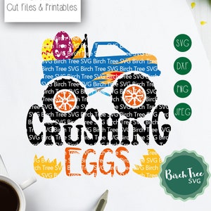 Crushing Eggs Monster Truck Svg, Easter Svg Cutting File, Easter Shirt ...