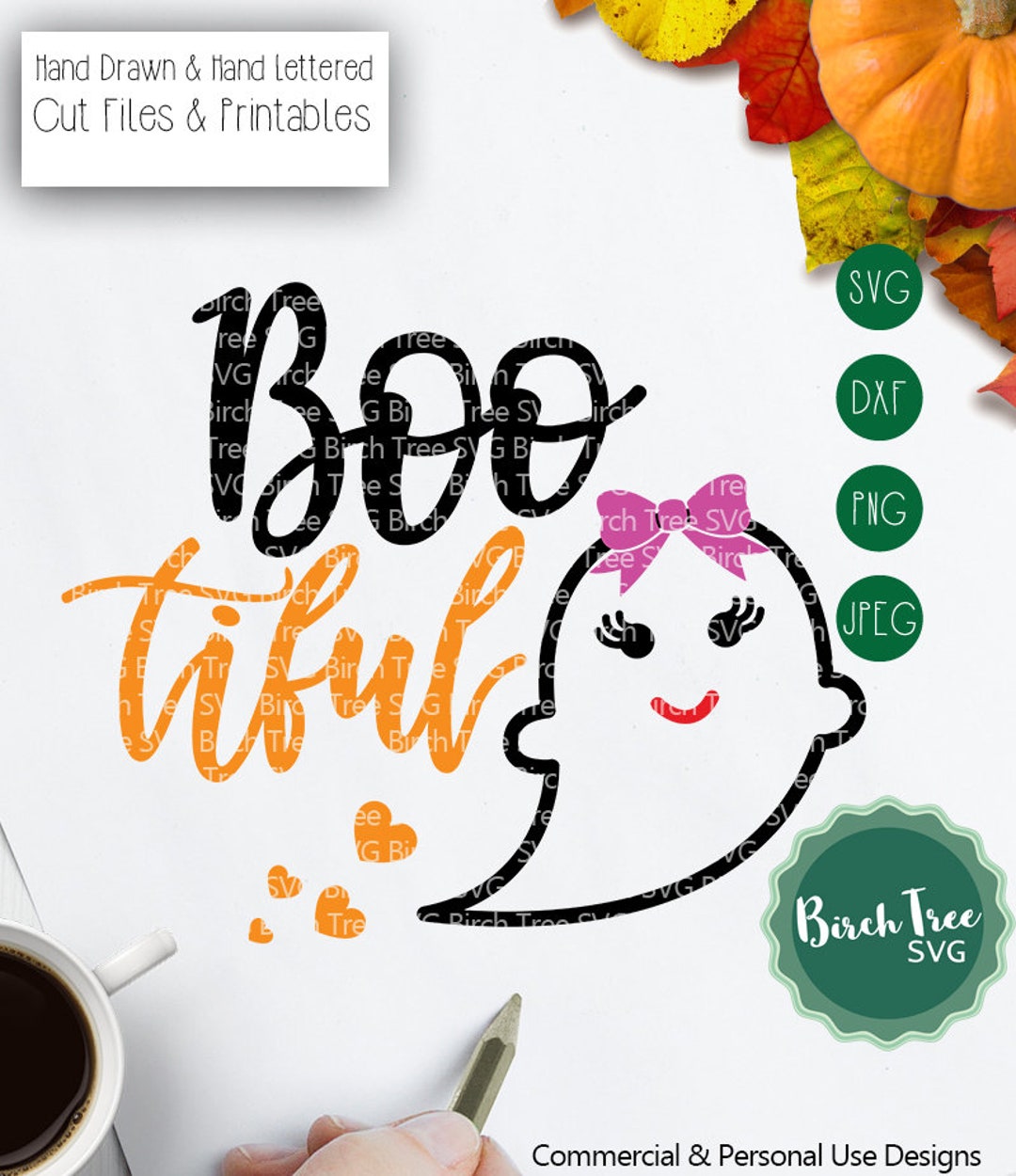 Bootiful Svg, Boo Tiful Svg, Halloween Svg, Boo Svg, Girl Ghost Svg ...