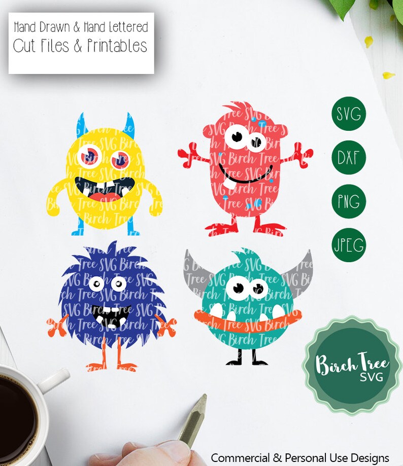 Little Monsters SVG Monster Party Svg Cute Monsters Svg - Etsy UK