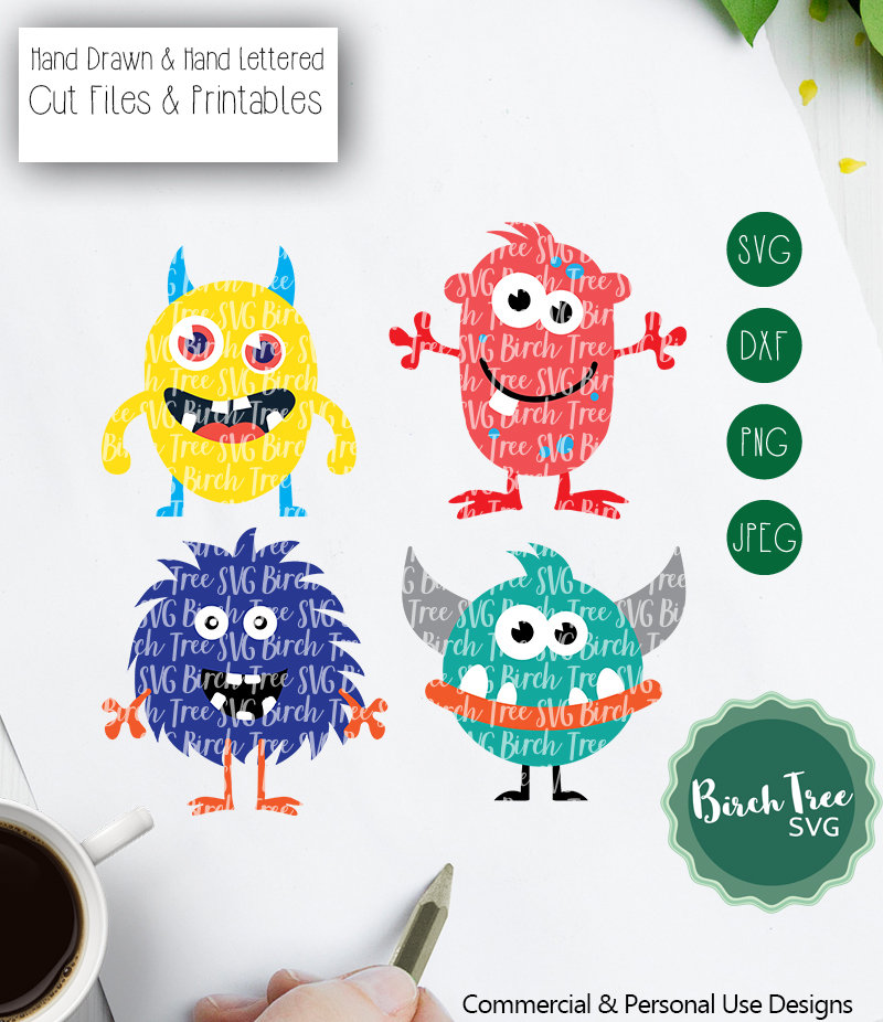 Little Monsters SVG Monster Party Svg Cute Monsters Svg - Etsy UK