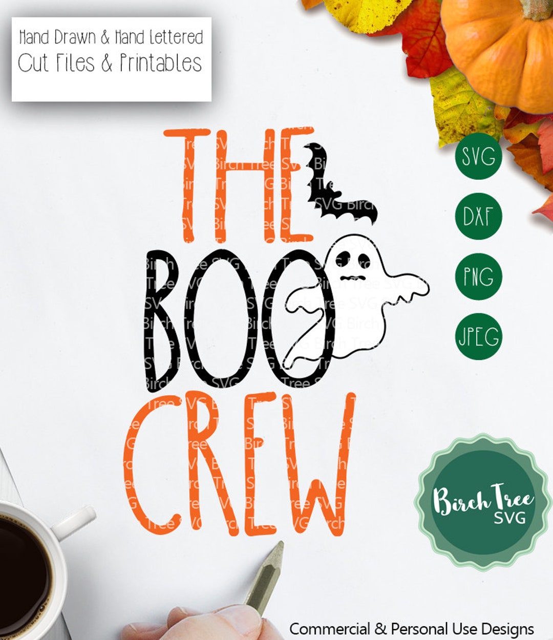 The Boo Crew Svg, Boo Svg, Ghost Halloween Svg, Ghost Svg, Ghoul Svg ...