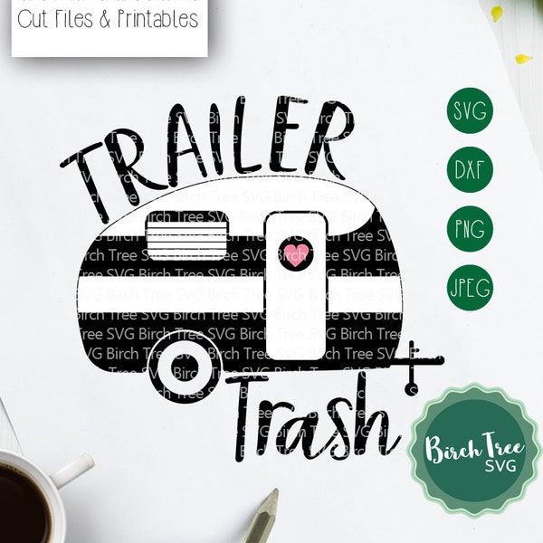 Trailer Trash Camper Svg - Etsy