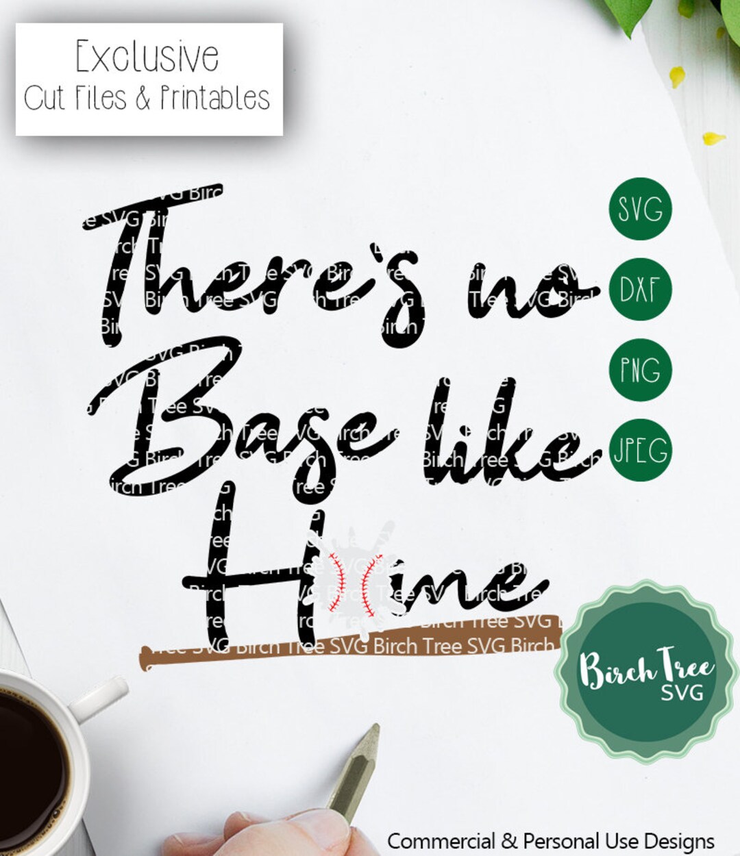 Theres No Base Like Home Svg, Baseball Svg Cutting File, Home Run Svg ...