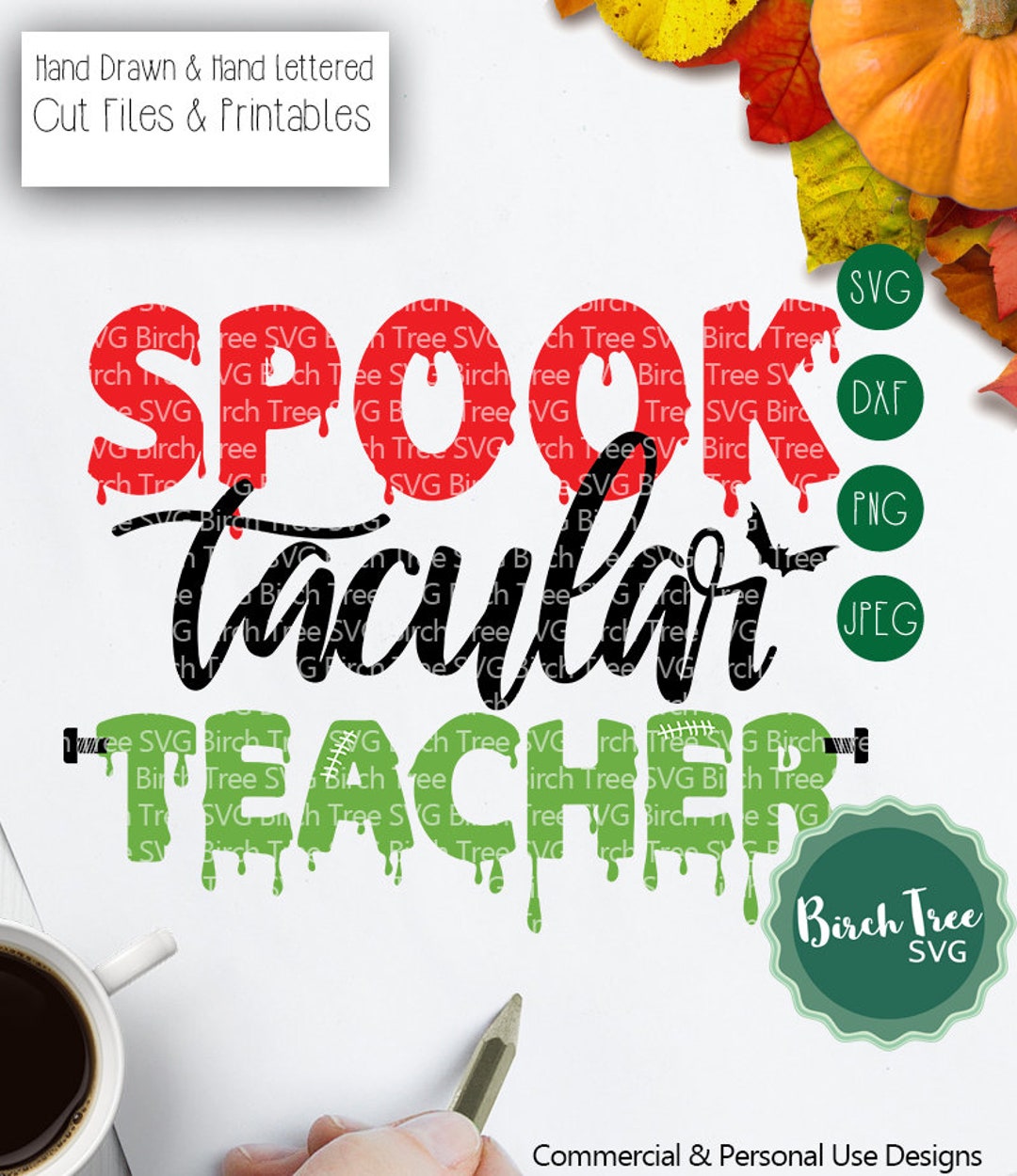 Spooktacular Teacher Svg, Teachers Halloween Svg, Halloween Teacher Svg ...
