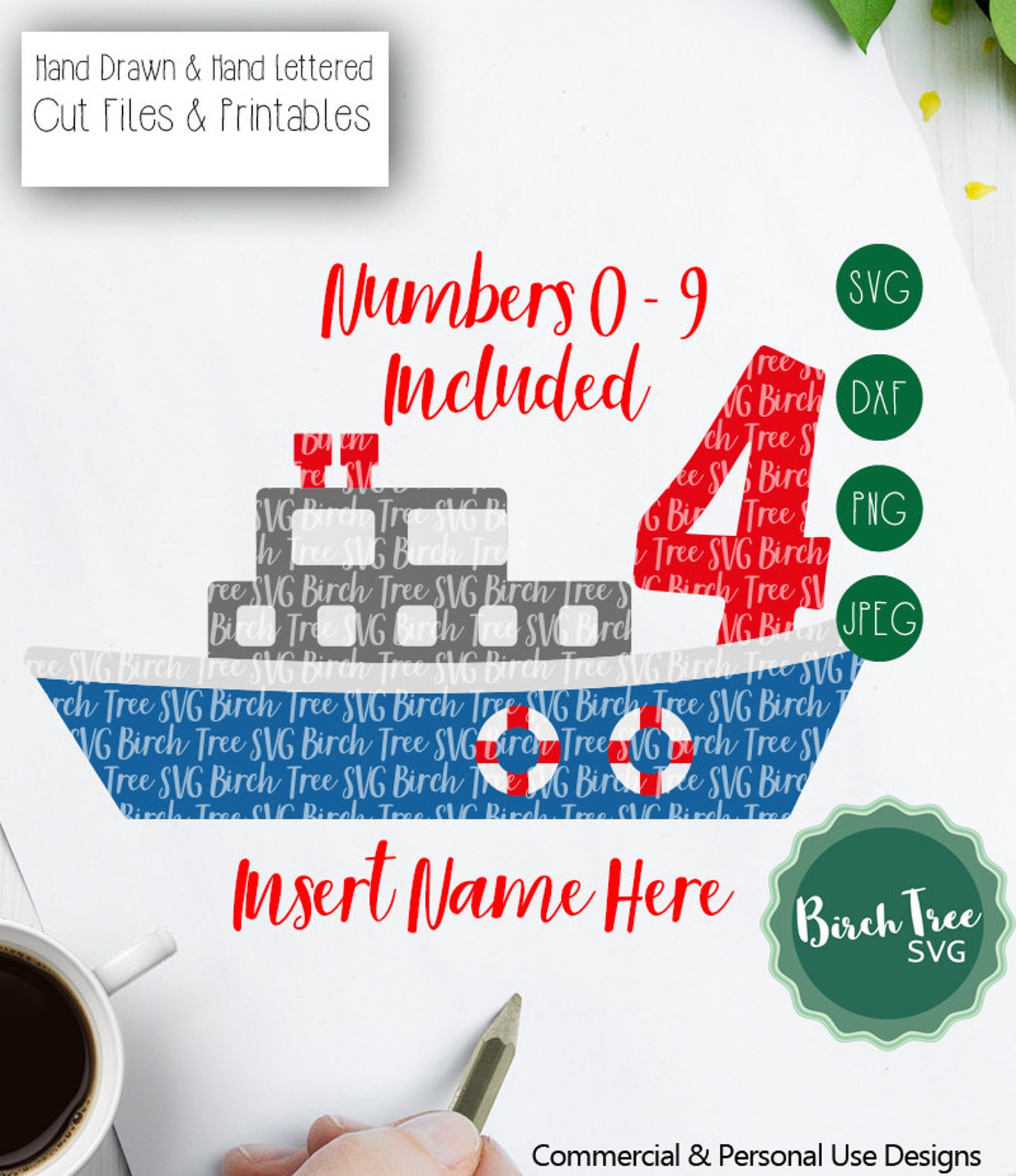 Boat Birthday SVG, Boat Birthday Shirt Svg, Boat Birthday Party Svg ...