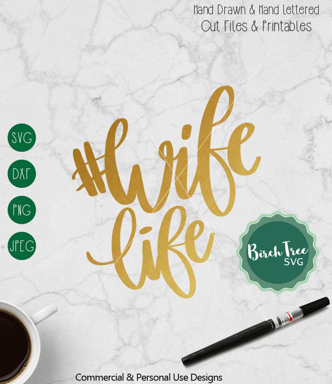 Wife Life SVG, #wifelife Cutting File, T-shirt Designs for Cricut ...