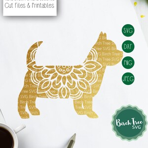 Yorkshire Terrier Mandala Svg, Yorkshire Terrier Svg Cut File, Mandala ...