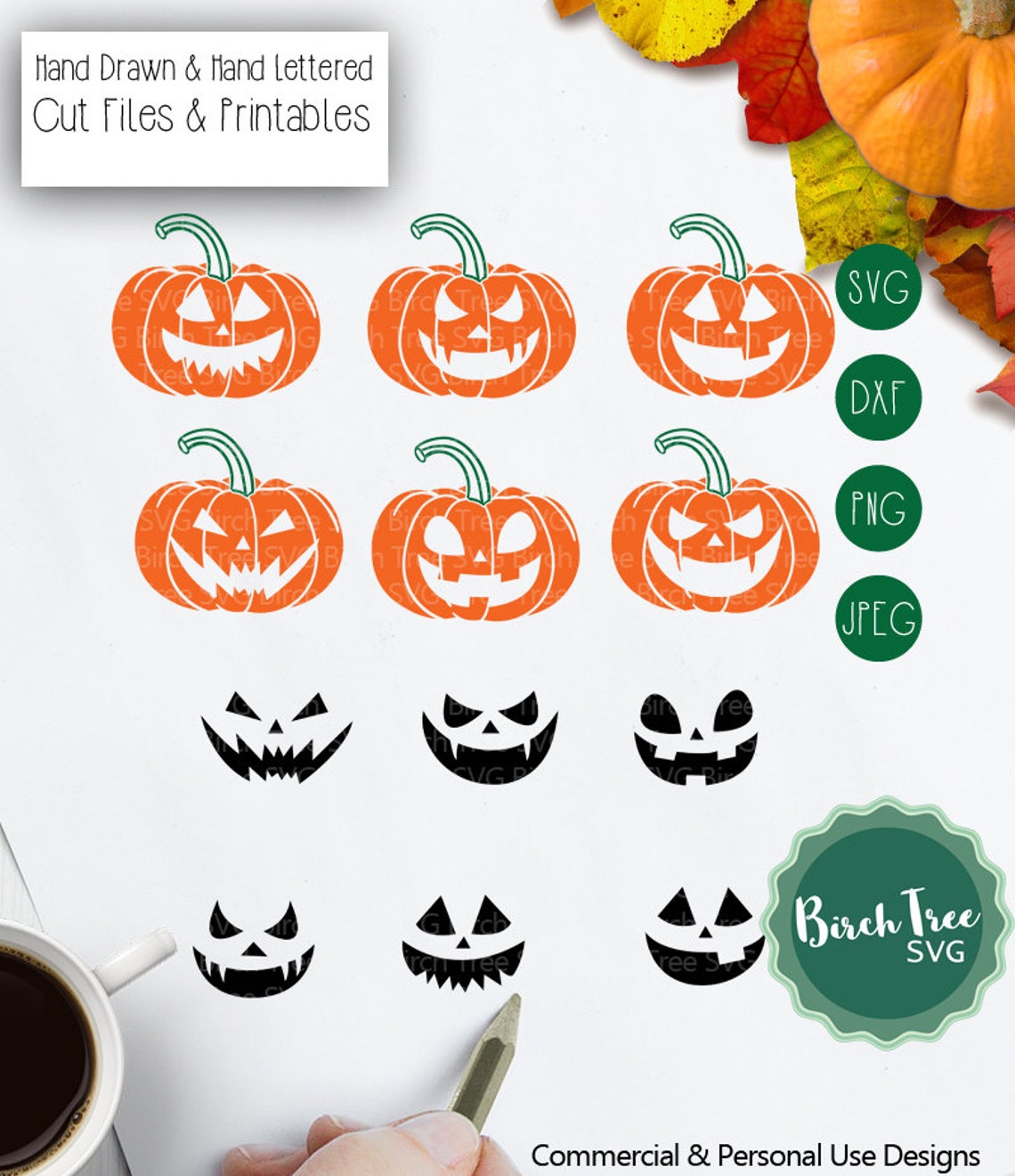 Halloween Pumpkin SVG Bundle Halloween Svg Pumpkin Svg | Etsy