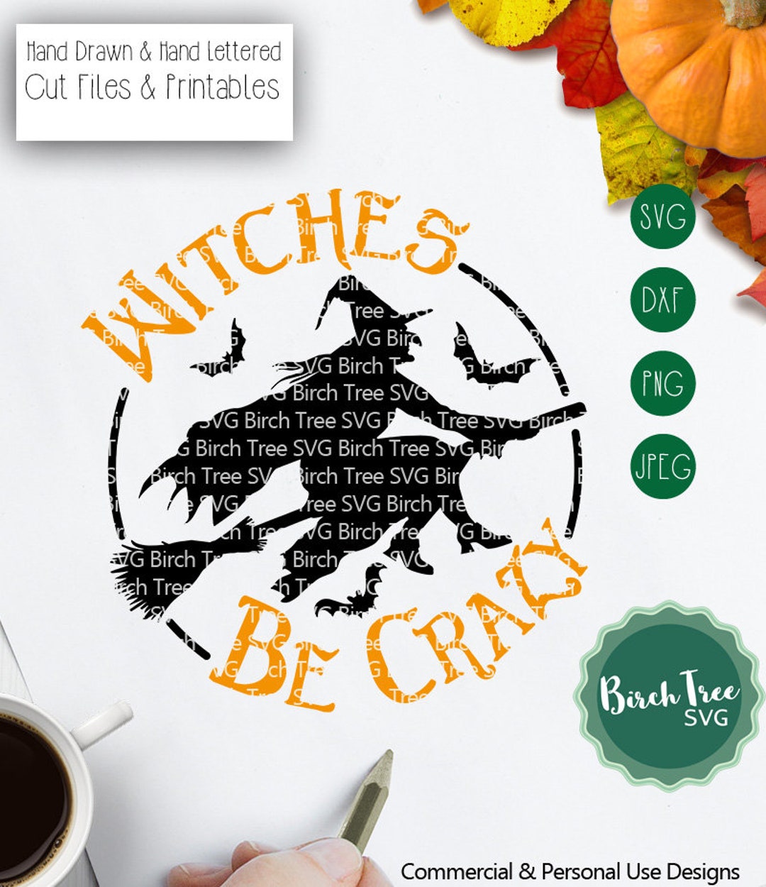Witches Be Crazy Svg, Halloween Svg, Wicked Witch Svg, Flying Witch Svg ...