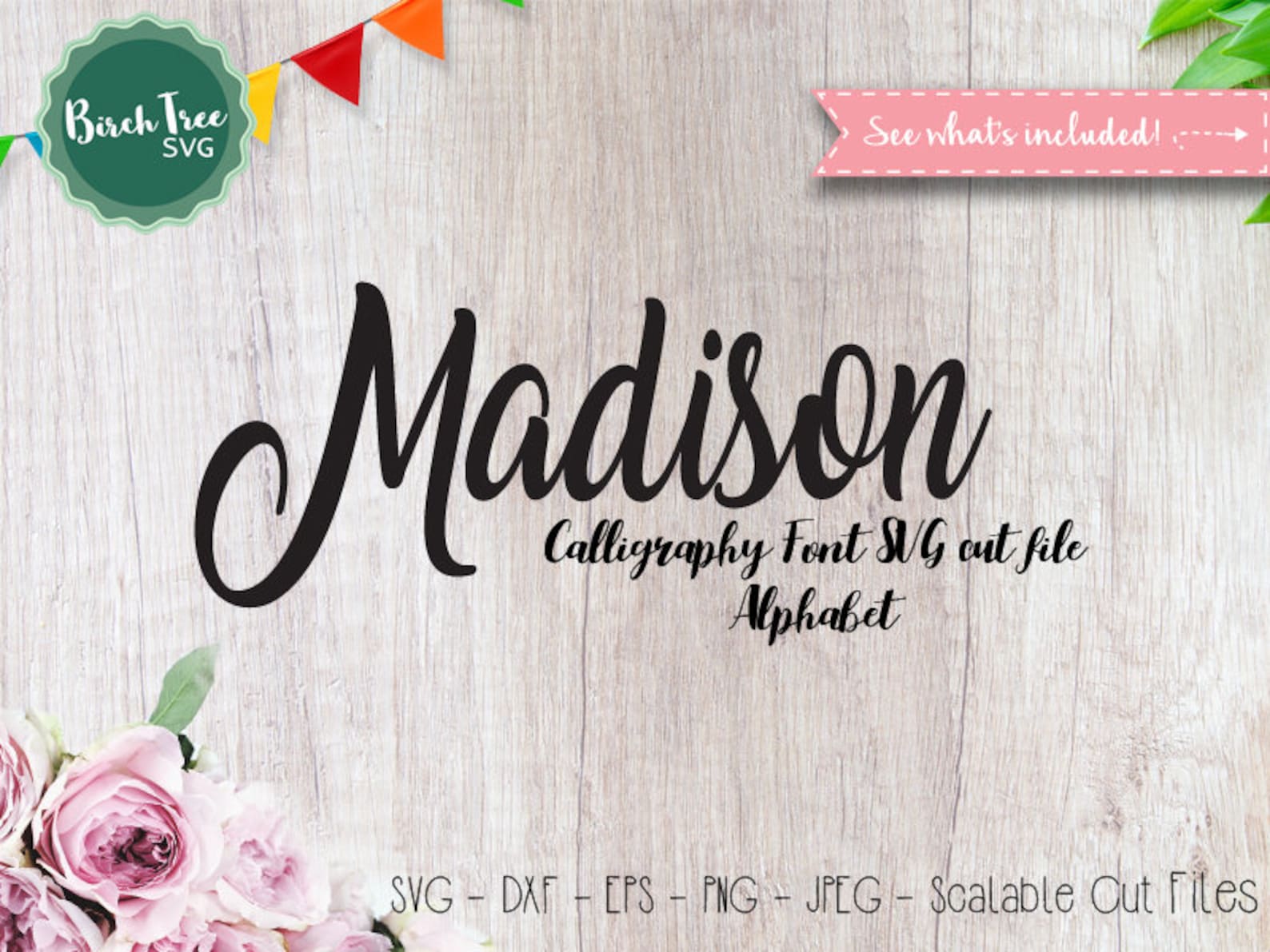 Alphabet SVG Fonts Cutfile, Modern Calligraphy SVG, Handwritten Script ...