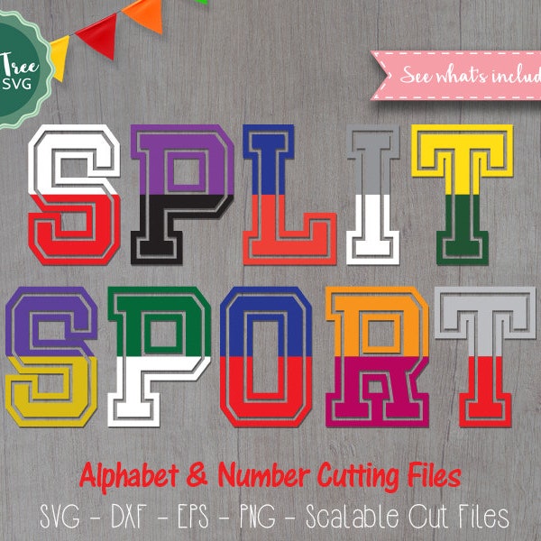 Split Font - Etsy