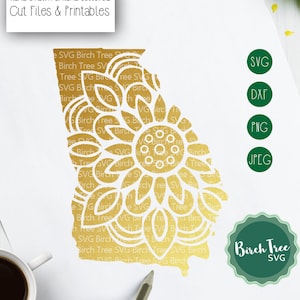 Georgia Mandala SVG Cut File, Georgia SVG, Georgia Clipart Georgia ...