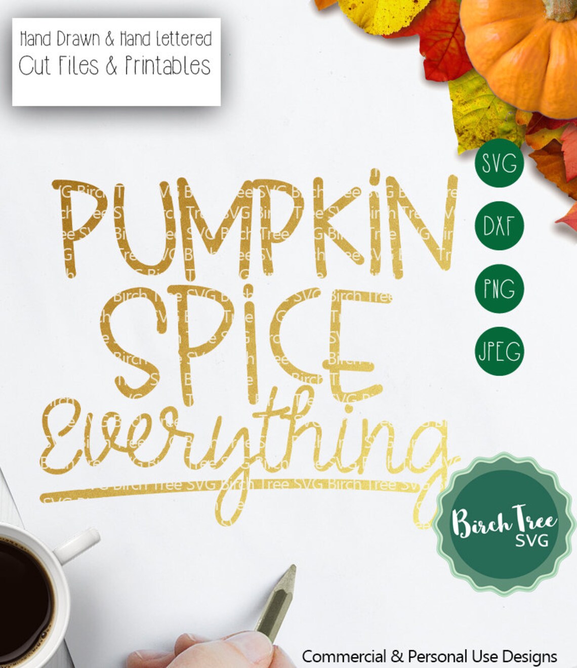 Pumpkin Spice Everything Svg Fall Svg Pumpkin Svg Fall - Etsy UK