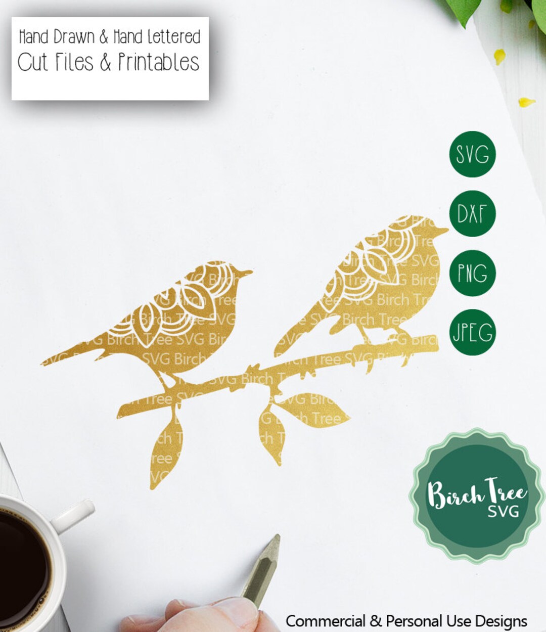 Songbird Mandala Svg Cut File, Birds Svg, Mandala SVG Song Bird Decal ...