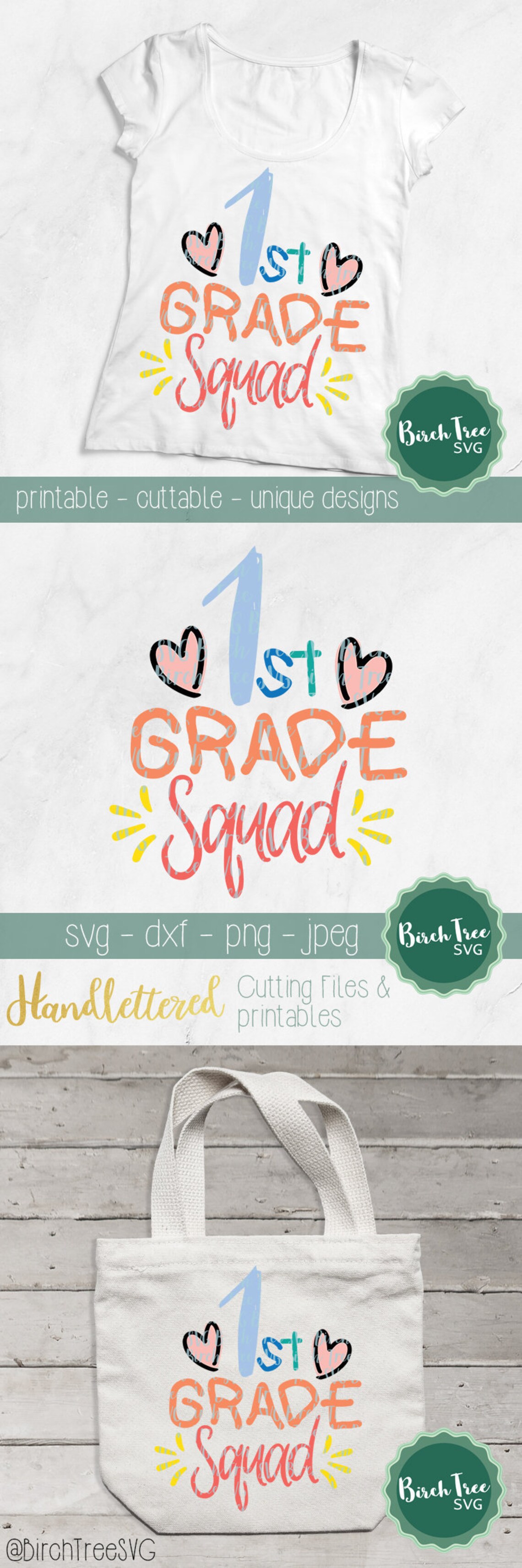 First Grade Squad Svg Teacher Svg 1st Grade Svg 1st Grade - Etsy