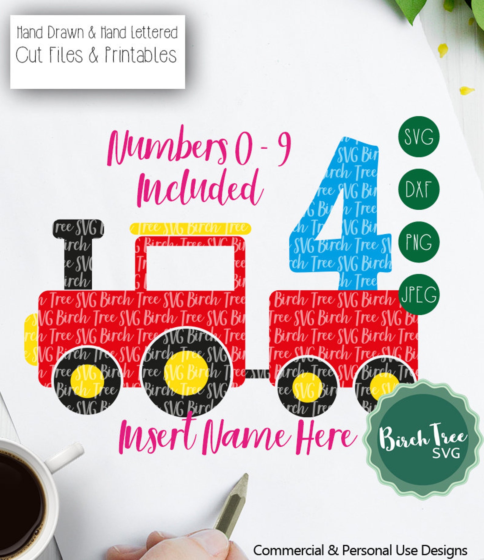 Train Birthday SVG Train Svg Train Party Svg Steam Train - Etsy