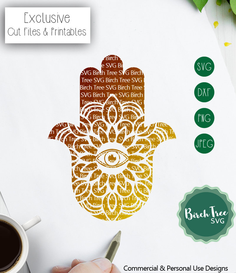 Hamsa Mandala SVG Cut File Hamsa Svg Svg Mandala Hamsa Hand | Etsy ...