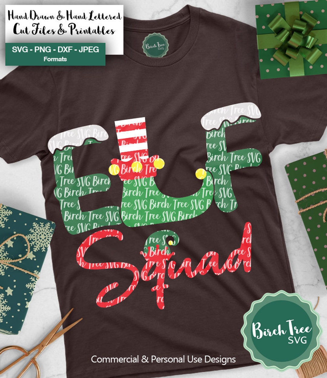 Elf Squad SVG, Christmas Elf Svg, Elf Shirt Svg, Christmas Crew Svg ...