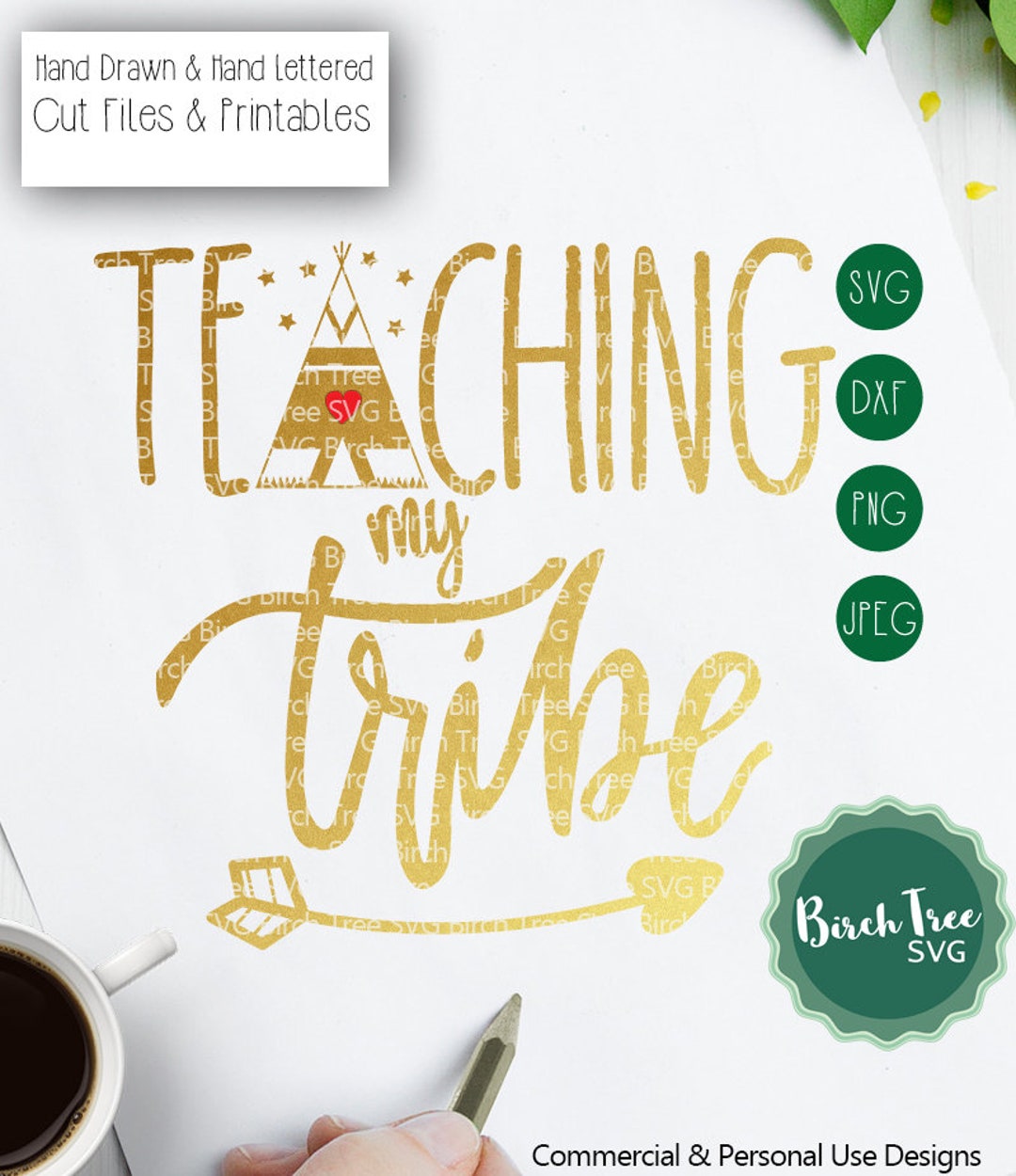 Teaching My Tribe SVG, Teacher Shirt Svg, Teacher Svg, Back to School ...
