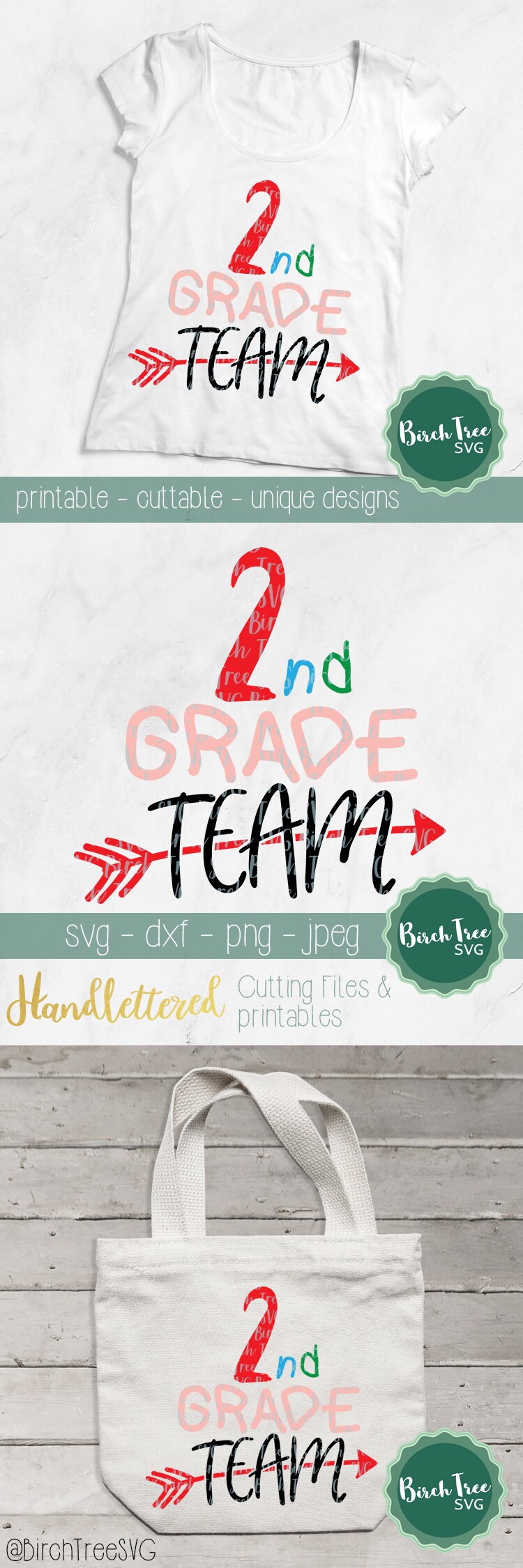 Second Grade Team Svg 2nd Grade Teacher Svg Second Grade - Etsy UK