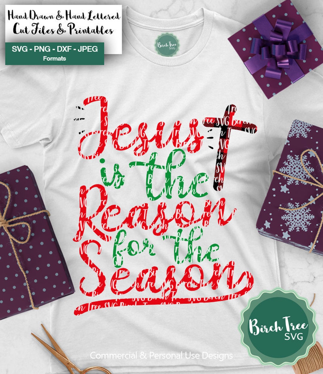 Jesus is the Reason for the Season Svg, Christmas Svg, Jesus Christmas ...