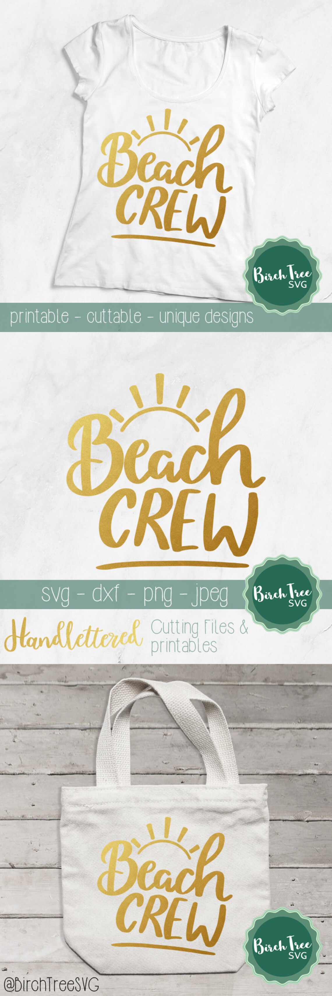 Beach Crew SVG, Summer SVG, Beach Baby SVG Cutting File, Ocean Svg for ...