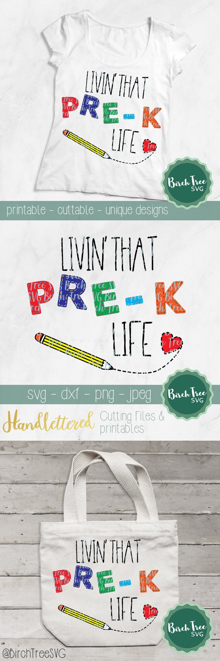 Living That Pre-K Life Svg Preschool Svg Preschool Teacher | Etsy