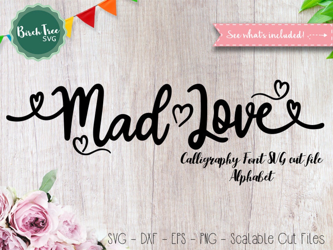 Alphabet SVG Font Cutfile, Modern Calligraphy SVG, Handwritten Script ...