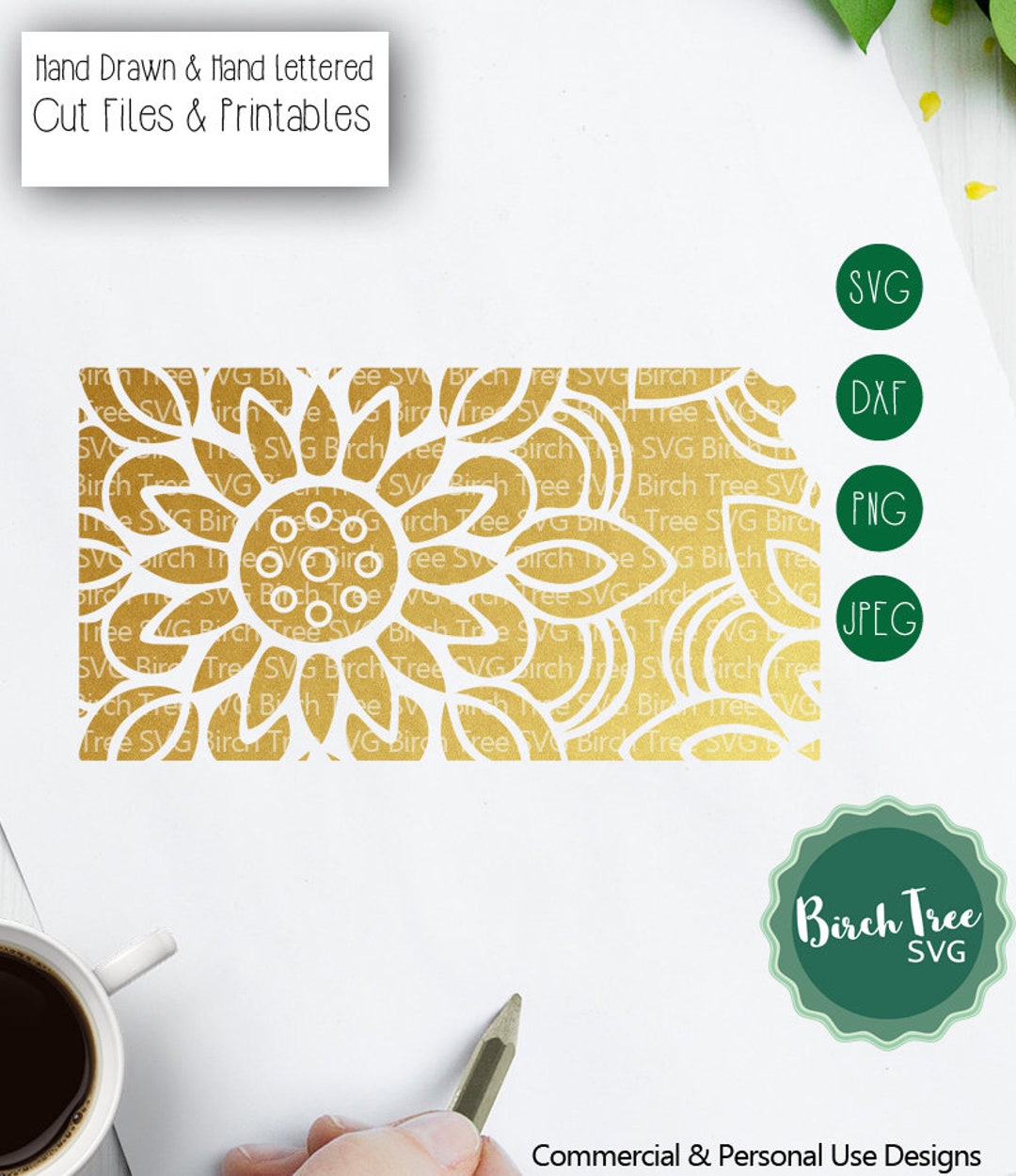 Kansas Mandala SVG Cut File, Kansas SVG, Mandala Svg Kansas Zentangle ...
