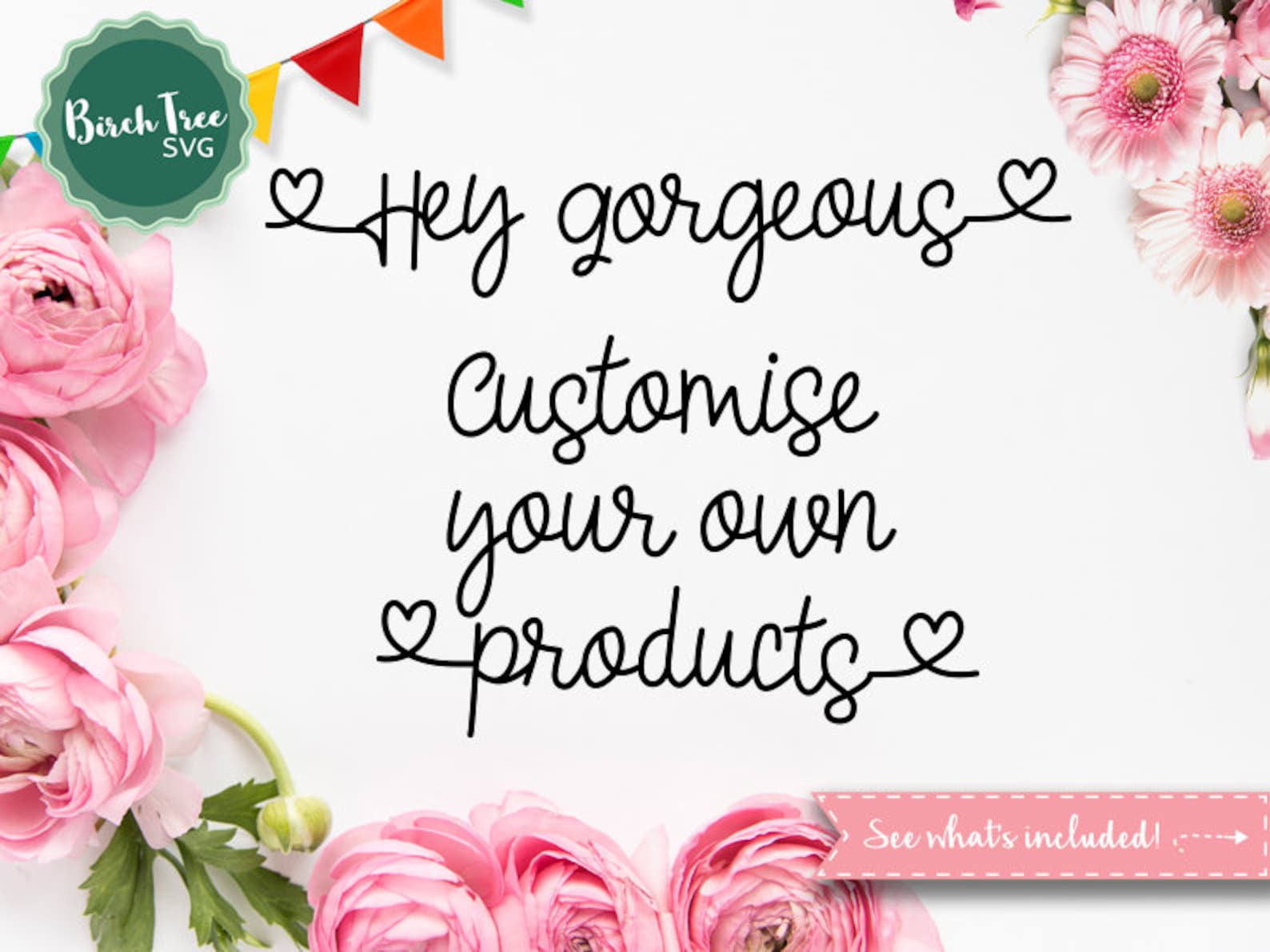 Heart Font Svg Cutfile Modern Calligraphy SVG Svg Fonts | Etsy