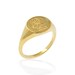 Sami Reindeer Signet Ring Gold Vermeil, Gold Signet Ring, Gold Pinky ...