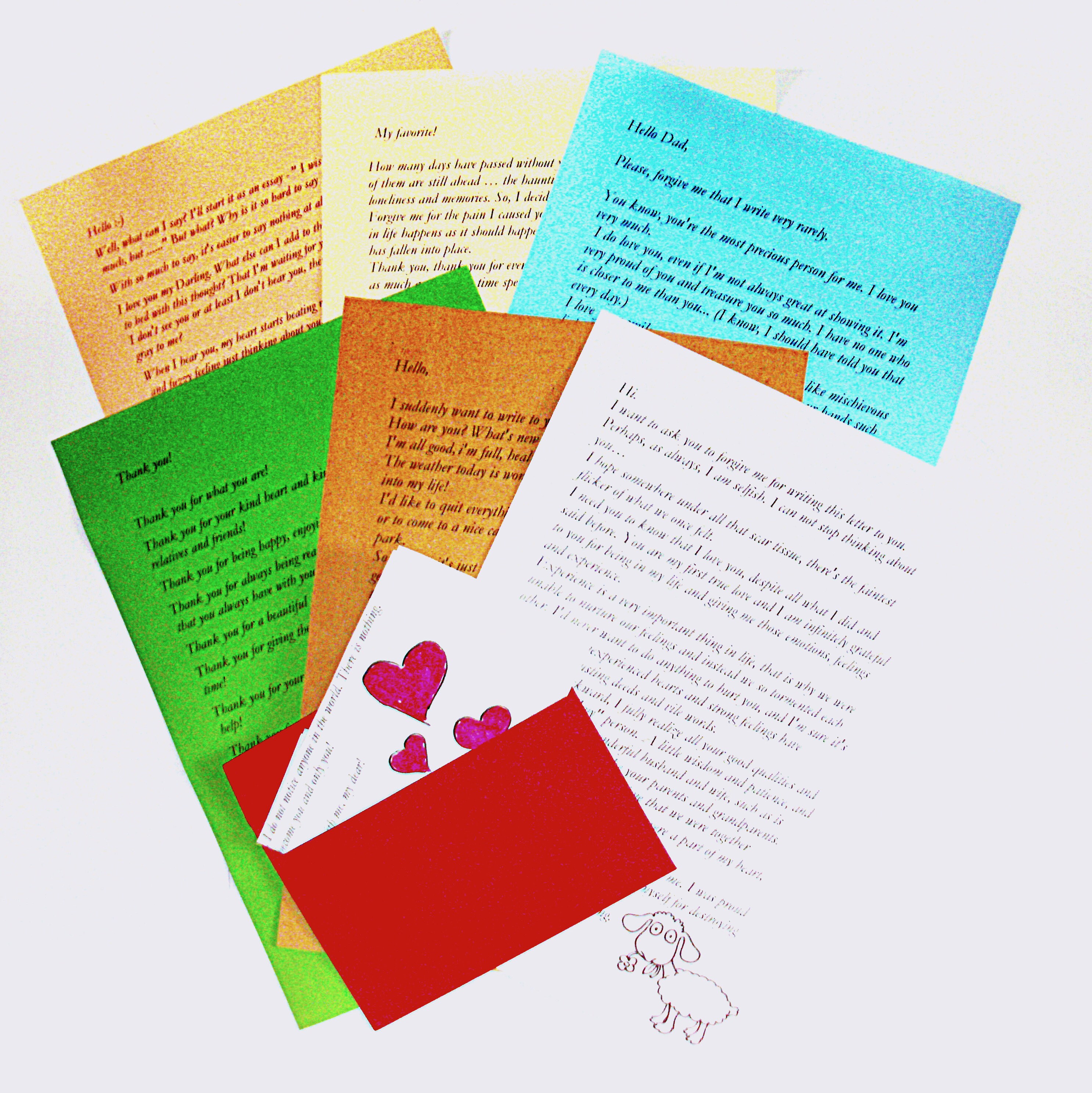 Thank You Letter Poem Original Gift Message Paper Letter Relationship ...