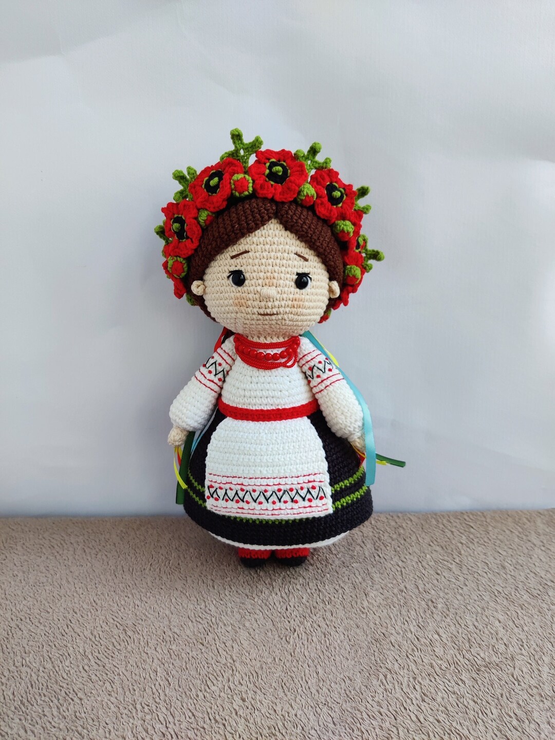 Handmade Crochet Ukraine Doll National Suit for Sale, Crochet Handmade ...