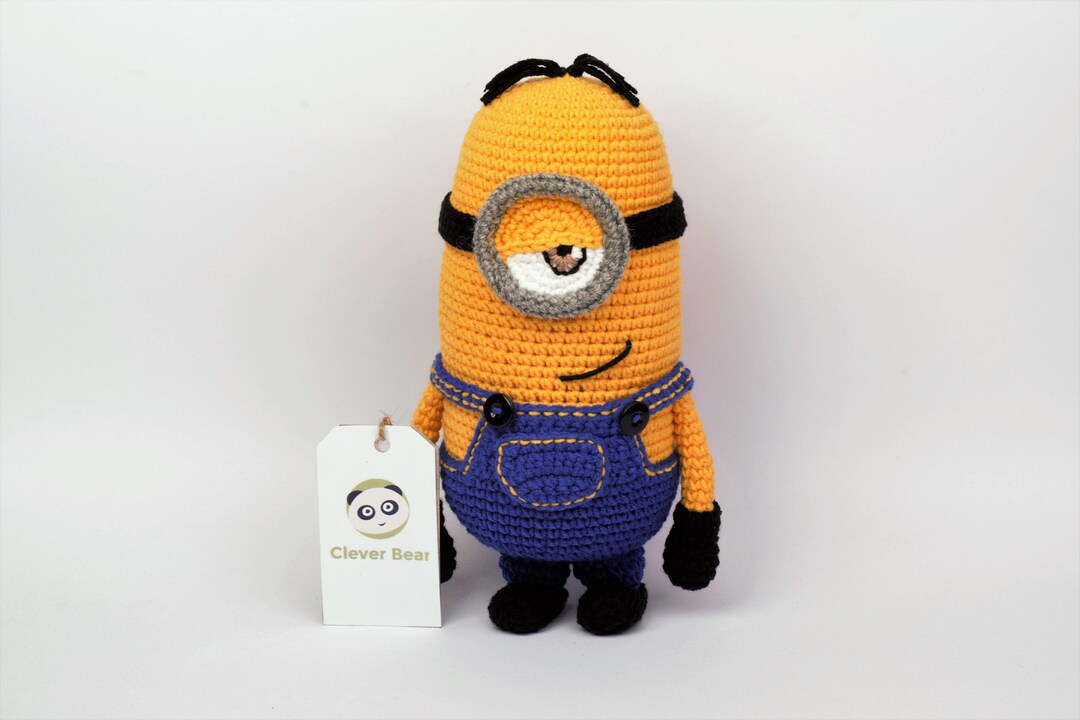 Crochet Handmade Amigurumi Minion Toy - Etsy