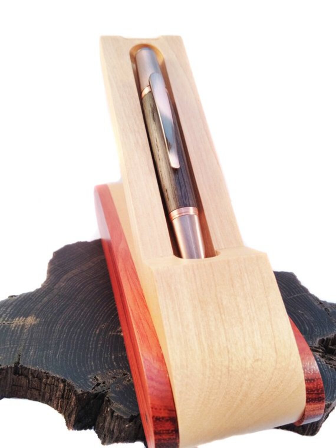 Copper Pen 7th Anniversary Gift Ballpoint Pen Wooden Pen - Etsy